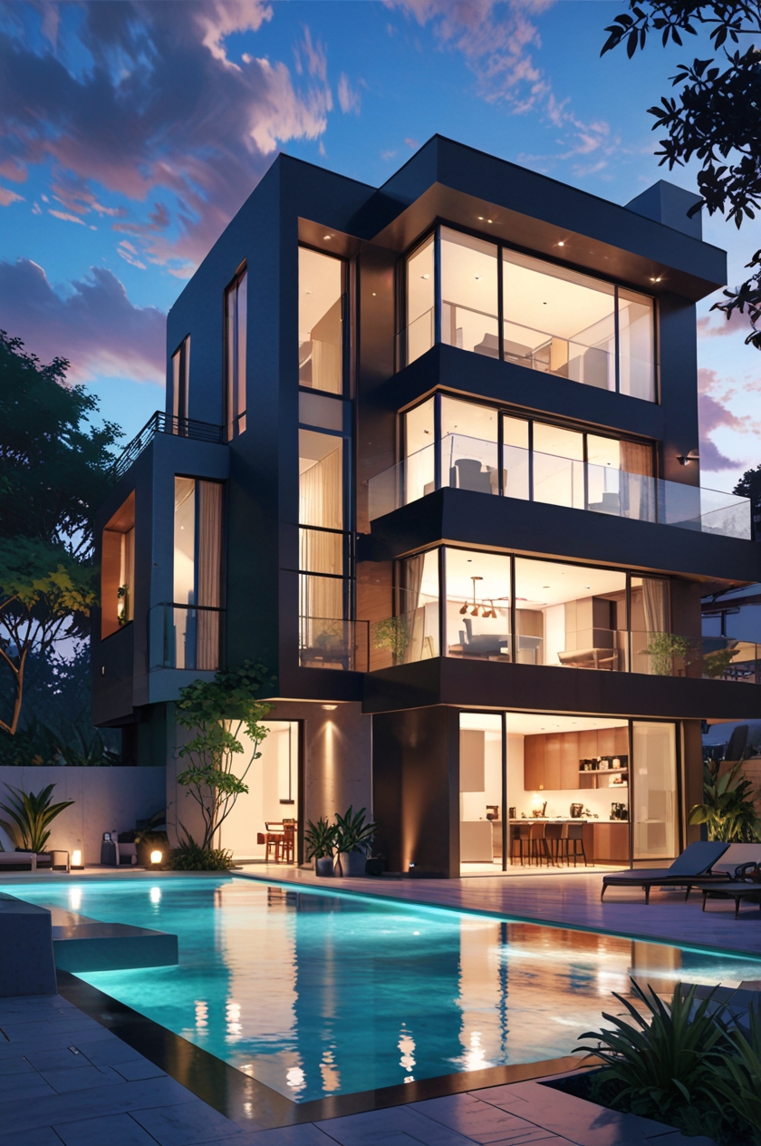 Modern Luxury House Design 2025 | Contemporary Architecture Ideas - Trionua